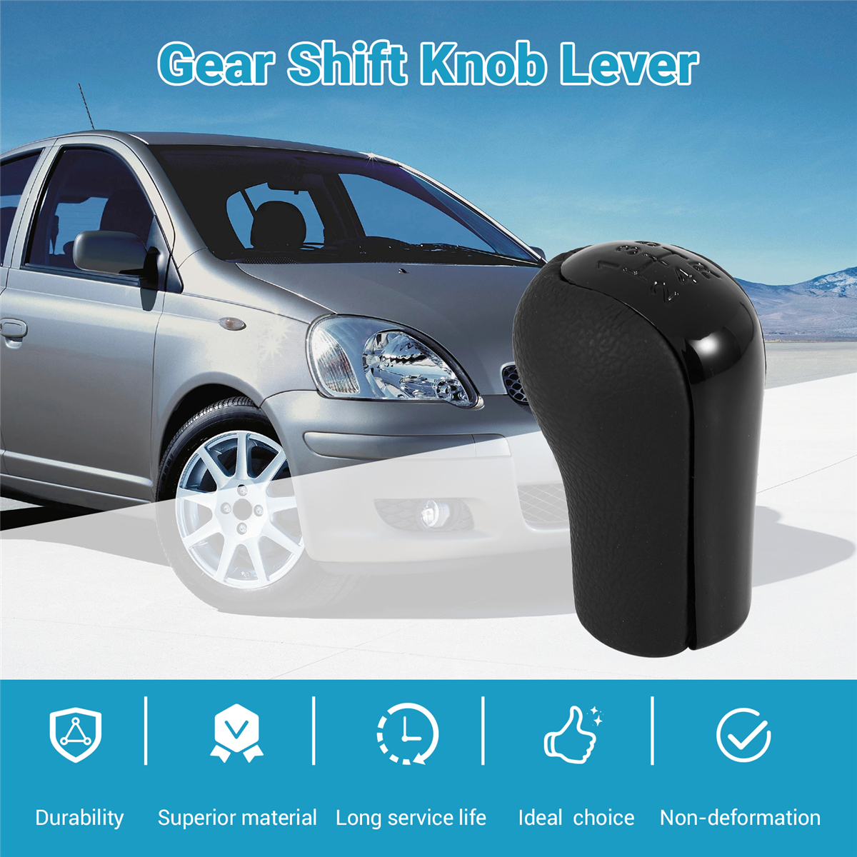 5 Speed Car Gear Shift Manual Shifter Gear Shift Knob for on OnBuy