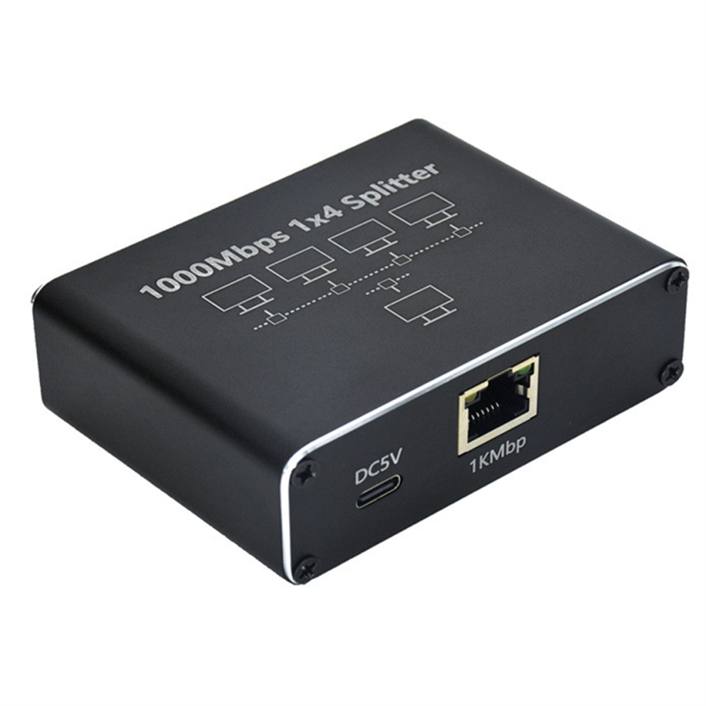Répartiteur Ethernet 1 vers 4 ports réseau RJ45 adapté aux ordinateurs ...