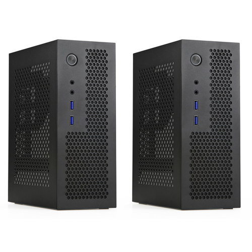 2X A09 HTPC Computer Case Mini ITX USB3.0 Computer Case Black on OnBuy