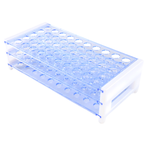 Plastic Test Tube Rack for 12-13MM Test Tubes 50 Hole Positions on OnBuy