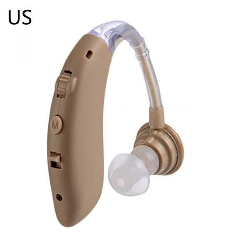 (US Plug, Color) Digital Power Tone Hearing Aids Aid Behind The Ear ...