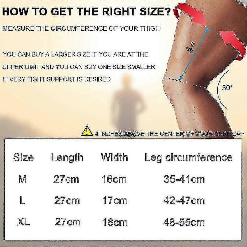 Knee Brace for Knee Pain Knee Support Compression Sleeves with Bands on ...