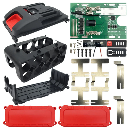 Placa de Proteção PCB para Bateria Li-Ion 21700 com Caixa Plástica - 10 ...