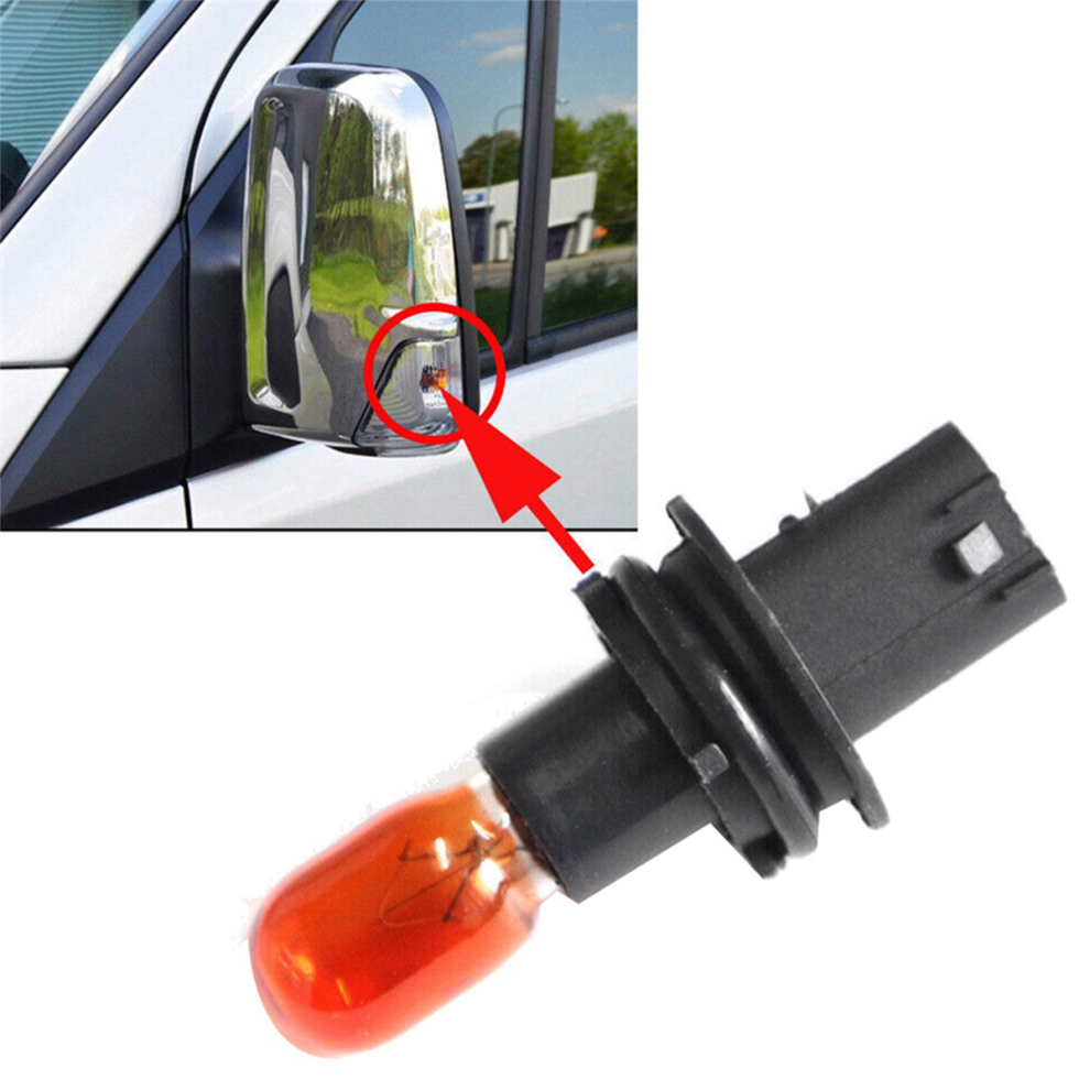 Side Wing Mirror Indicator Bulb Holder Mirror Turn Signal Bulb L&R on OnBuy