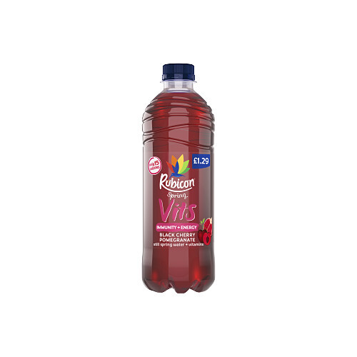 Rubicon Spring Vits Black Cherry Pomegranate 500ml (Pack of 12) on OnBuy
