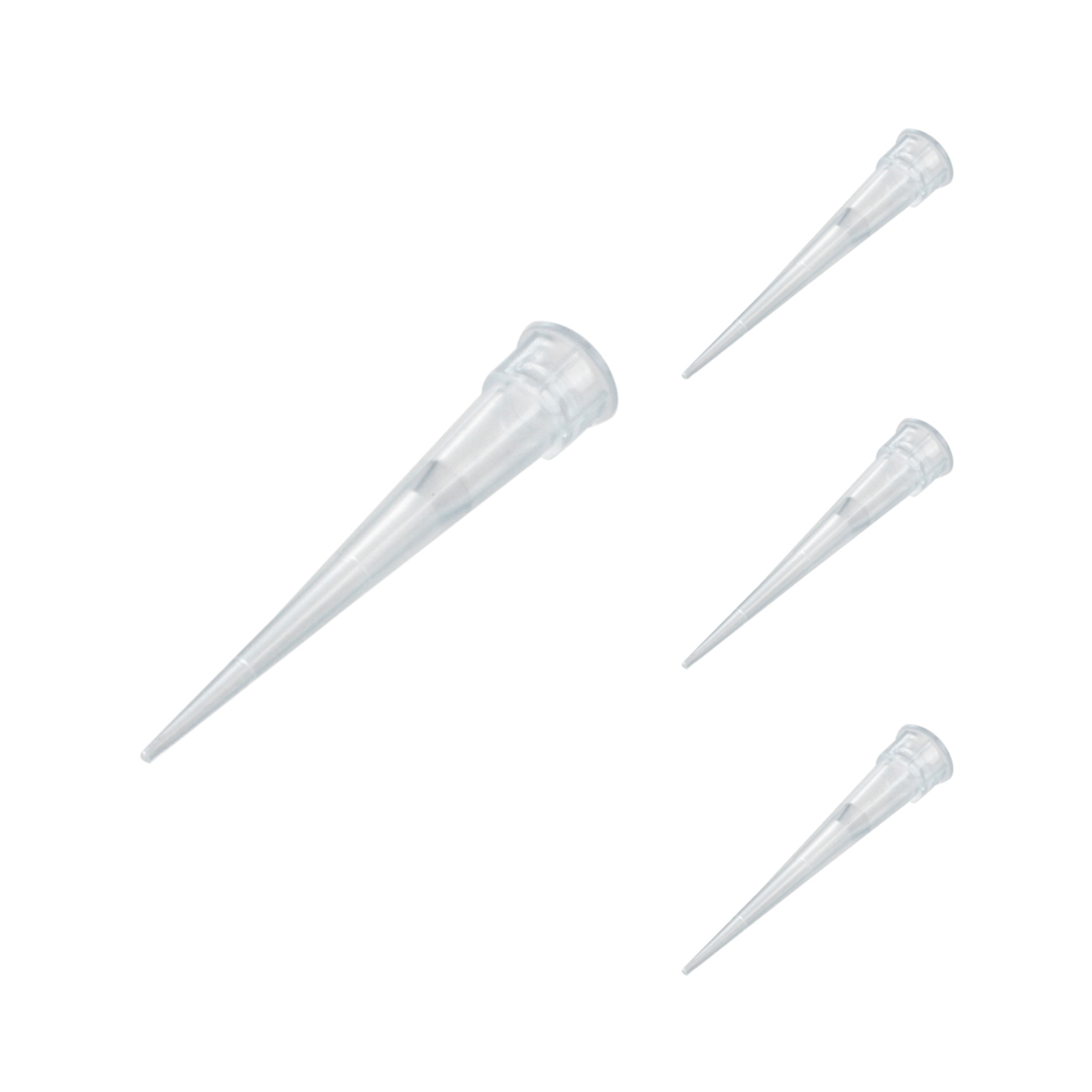 Laboratory Clear White 10UL Lab Liquid Pipette Pipettor Tips 1000 Pcs ...