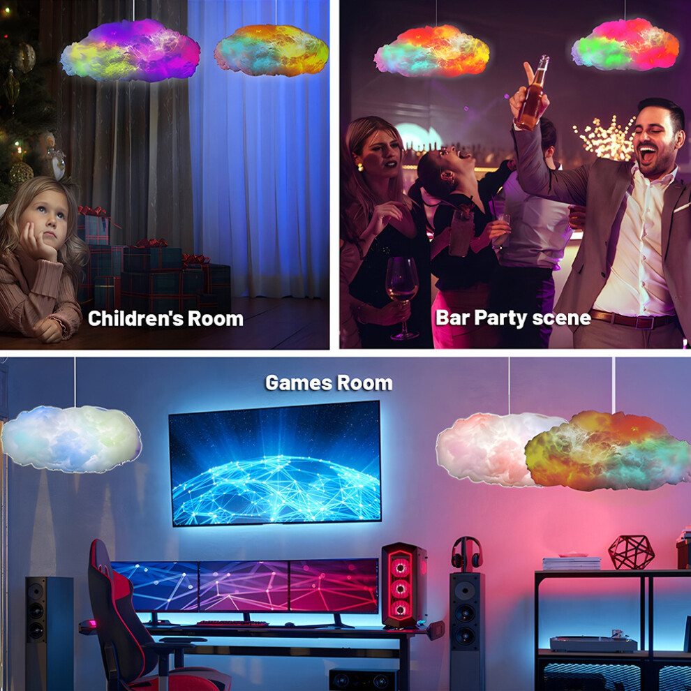 3D Cloud RGB Licht Kompakte Thundercloud Rhythmus-basierte Musik ...
