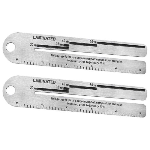2Pcs 4/09 Shingle Gauge,Measuring Tool for Roof Shingle,Roof Pitch ...
