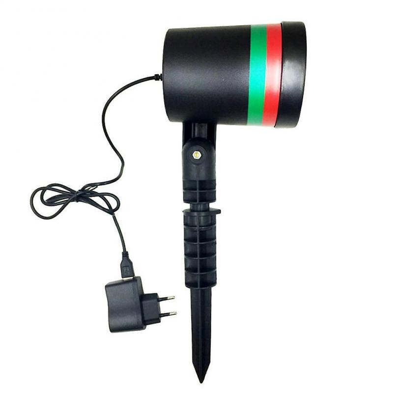 Christmas Star Laser Projector Light LED Moving Outdoor Landscape Stage ...