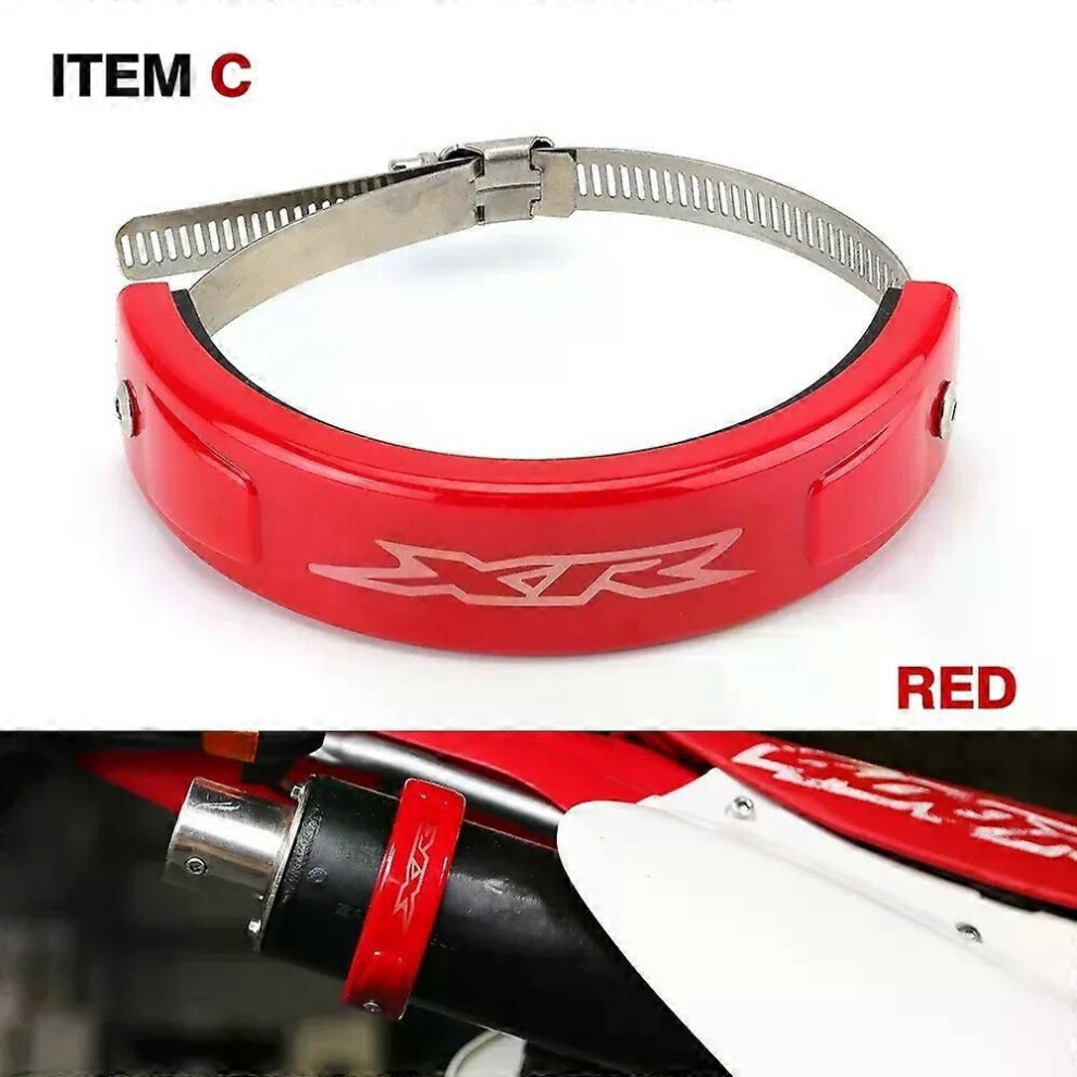 (C Red)Applies to For HONDA XR250R XR400R Motorcycle Front Manifolds ...
