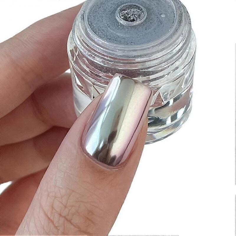 (Biluo) Special Silk Magic Mirror Powder Mirror Nail Moonlight Powder ...