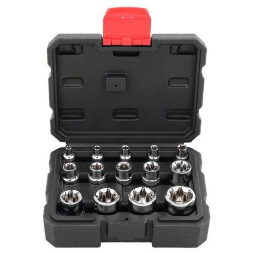 14 Pieces of E-Type Sleeve Bolt Extractor Set is U on OnBuy
