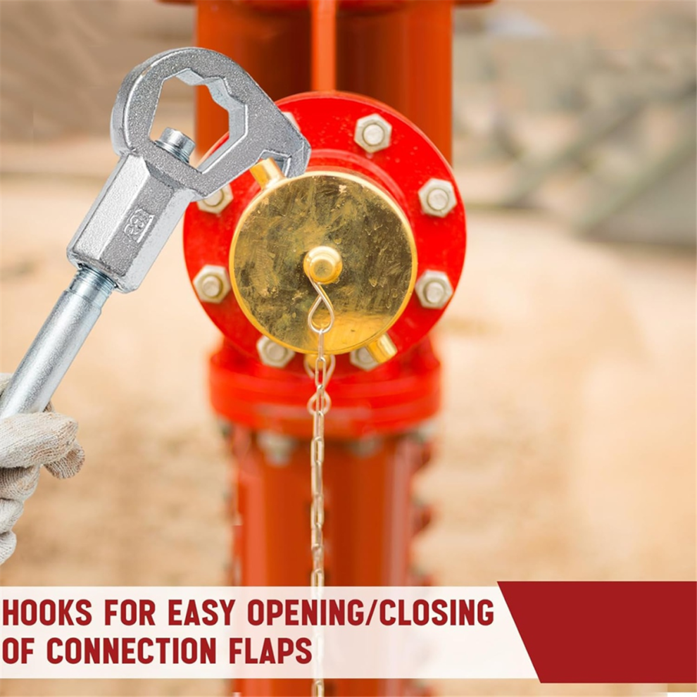 Chave de boca de hidrante ajustável, serve em parafusos de 1-1/2 pol. a 6 pol. on OnBuy