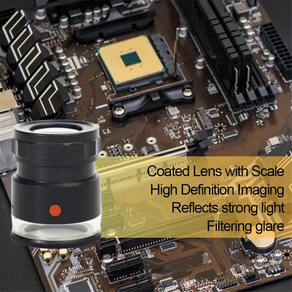 10X Stand Measuring Magnifier Scale Loupe LED and on OnBuy