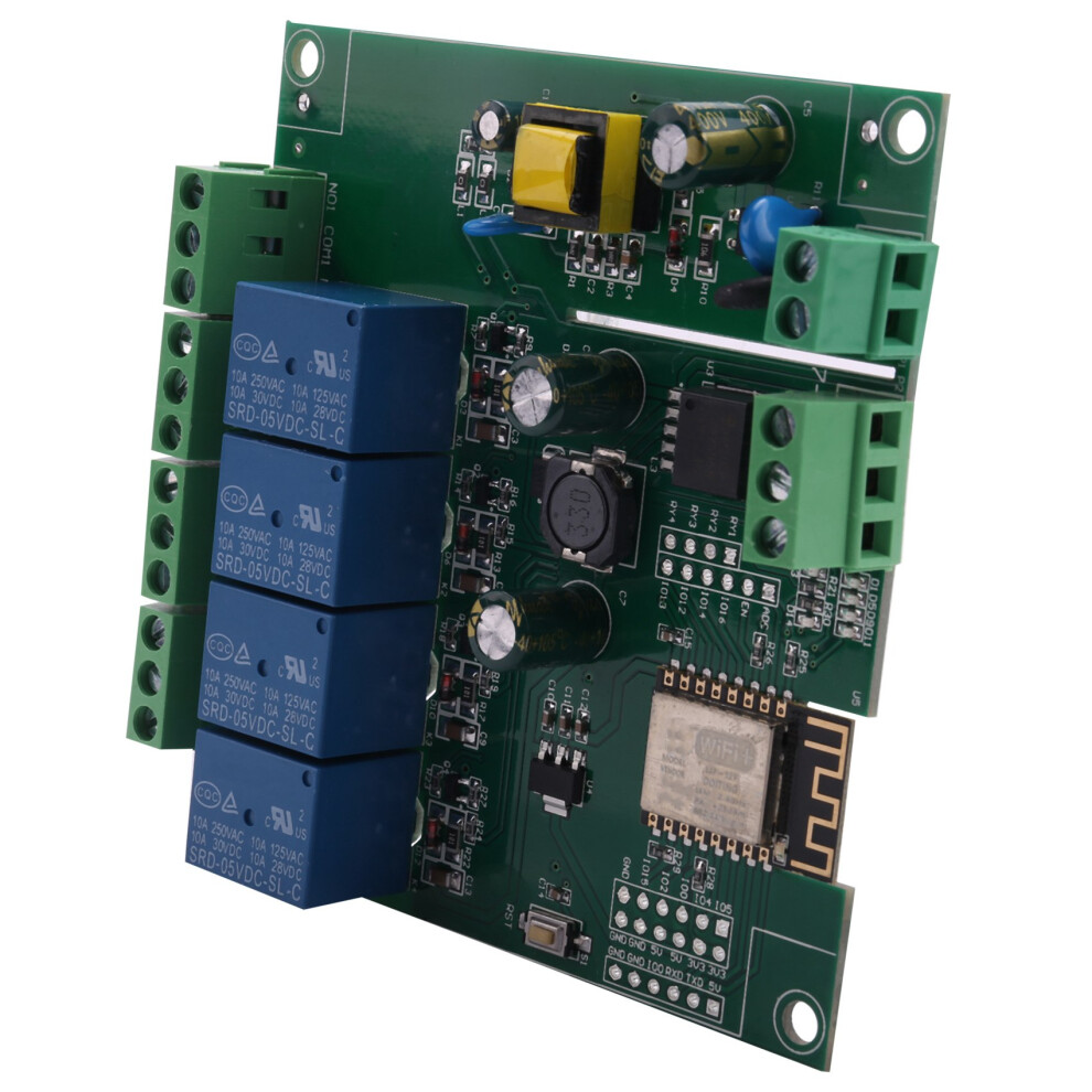 Módulo de relé WIFI ESP8266 ESP-12F 4 canais AC90-25 on OnBuy