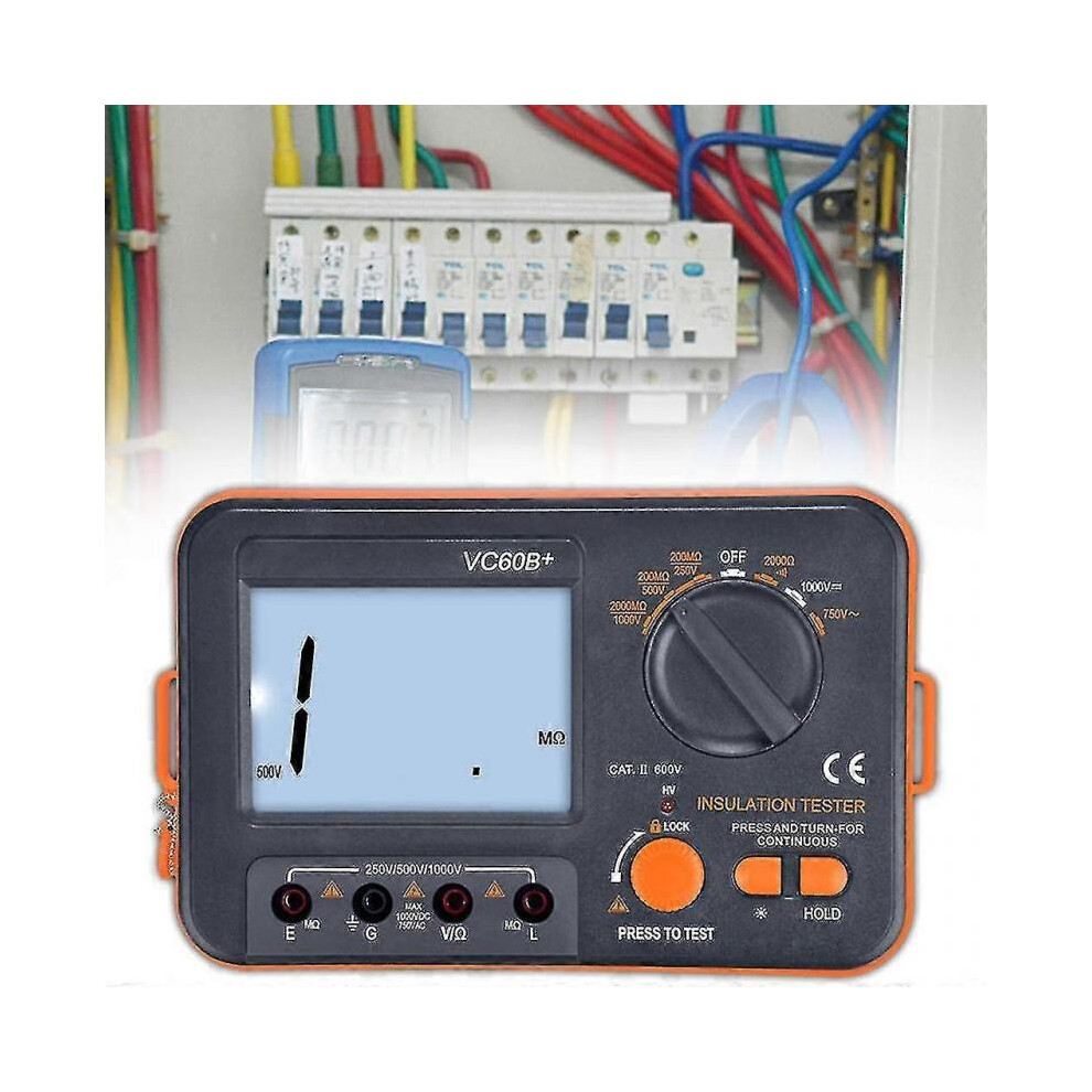 Digital Insulation Resistance Tester Megger Megohm Meter 250v 500v ...