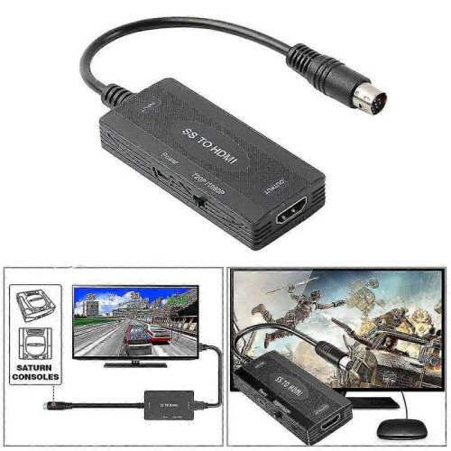 Ss To Hdmi Converter Hd Display Tv Adapter Tool for Sega Saturn Game ...