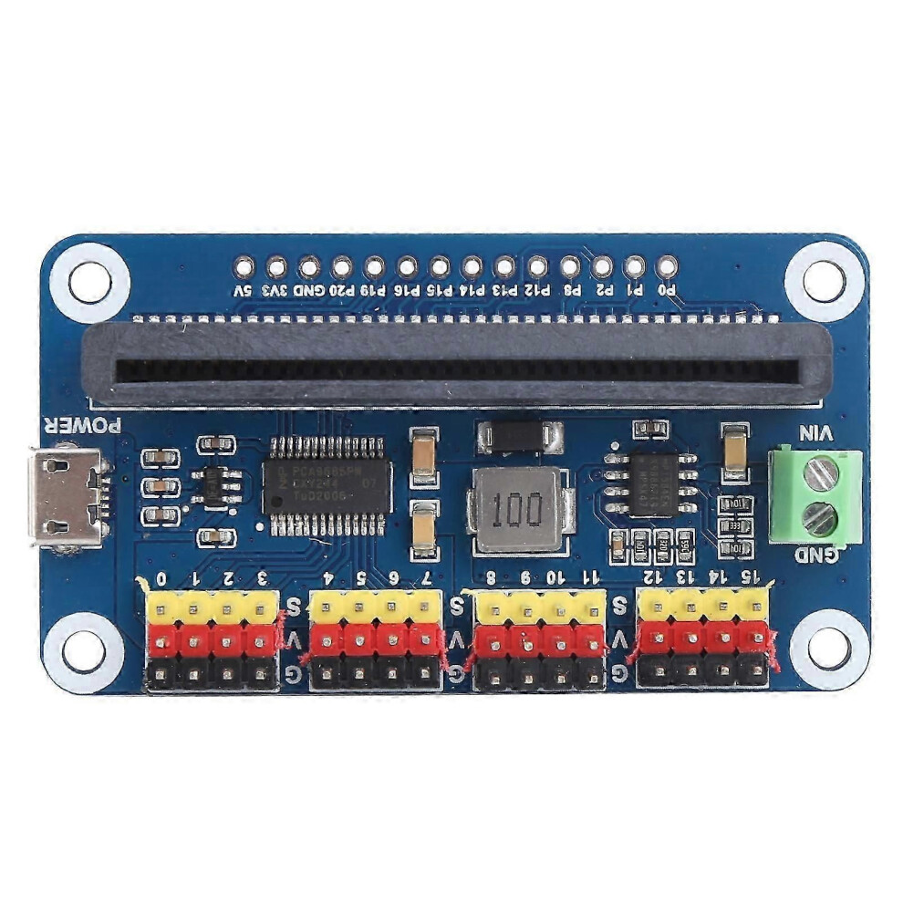 Carte de commande de servomoteur 16 voies pour interface I2C Micro:bit, composants de moteur de ...