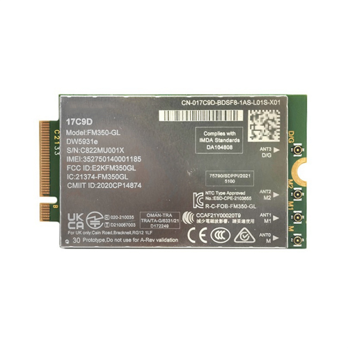 Módulo FM350-DW5931e 5G M.2 para 7440 5531 9330 on OnBuy