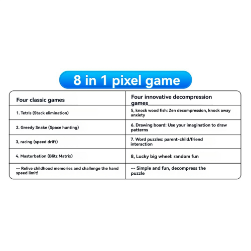 DIY Pixel Game Kit + Voice Pixel Spielkonsole Elektronik DIY Kit B on OnBuy