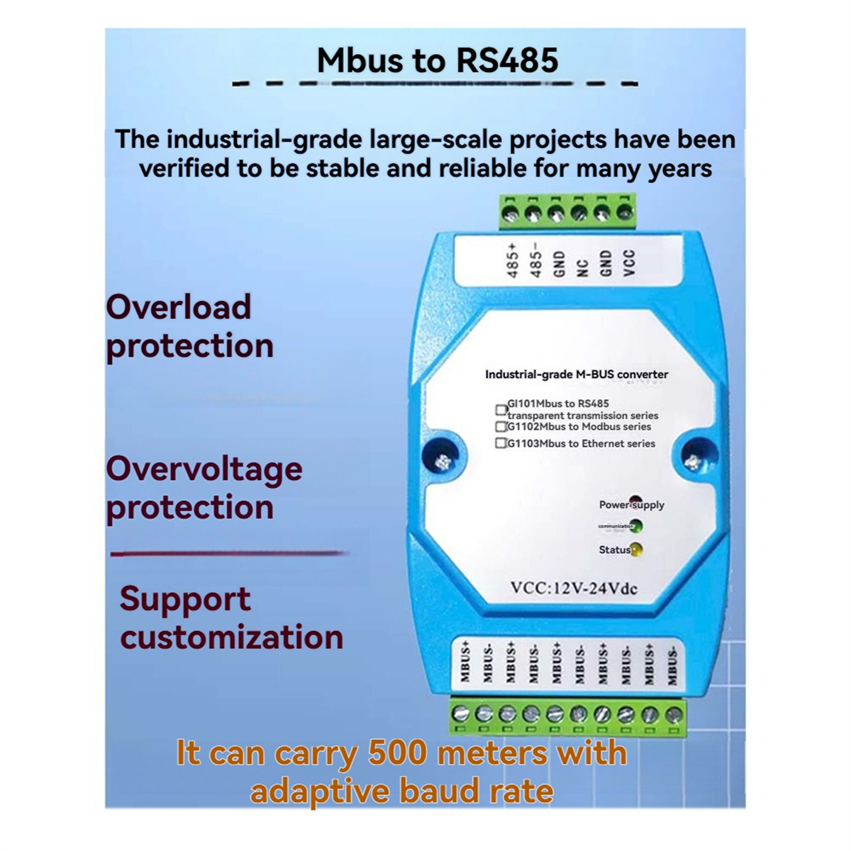 Convertisseur Ethernet RS232 Modbus-MODBUS-RTU, portée 500 m on OnBuy