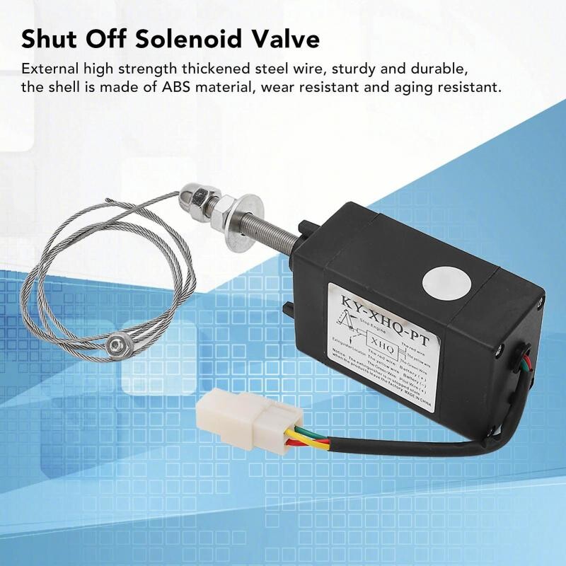 Diesel Engine Stop Solenoid Valve Servo Motor Control Generator ...