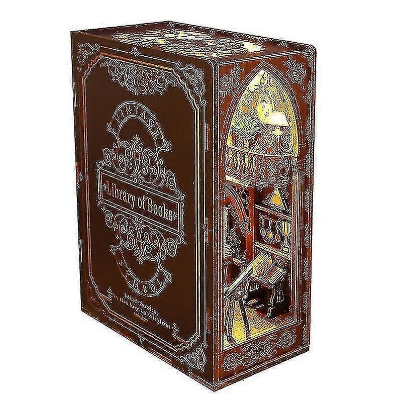 Diy Dollhouse Booknook Bookshelf Insert Decor Alley, Diy Book Nook Kit ...