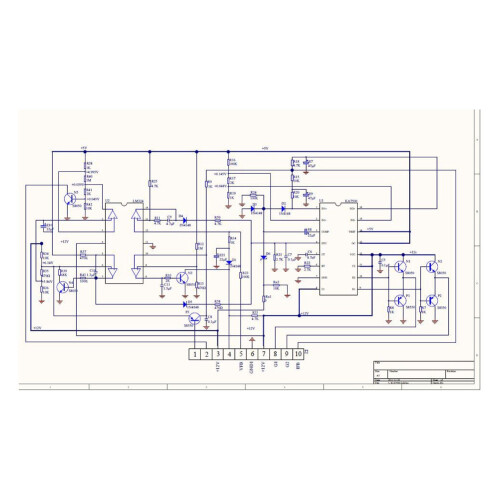 Placa de control de potencia conmutada push-pull para inversor EG7500 ...