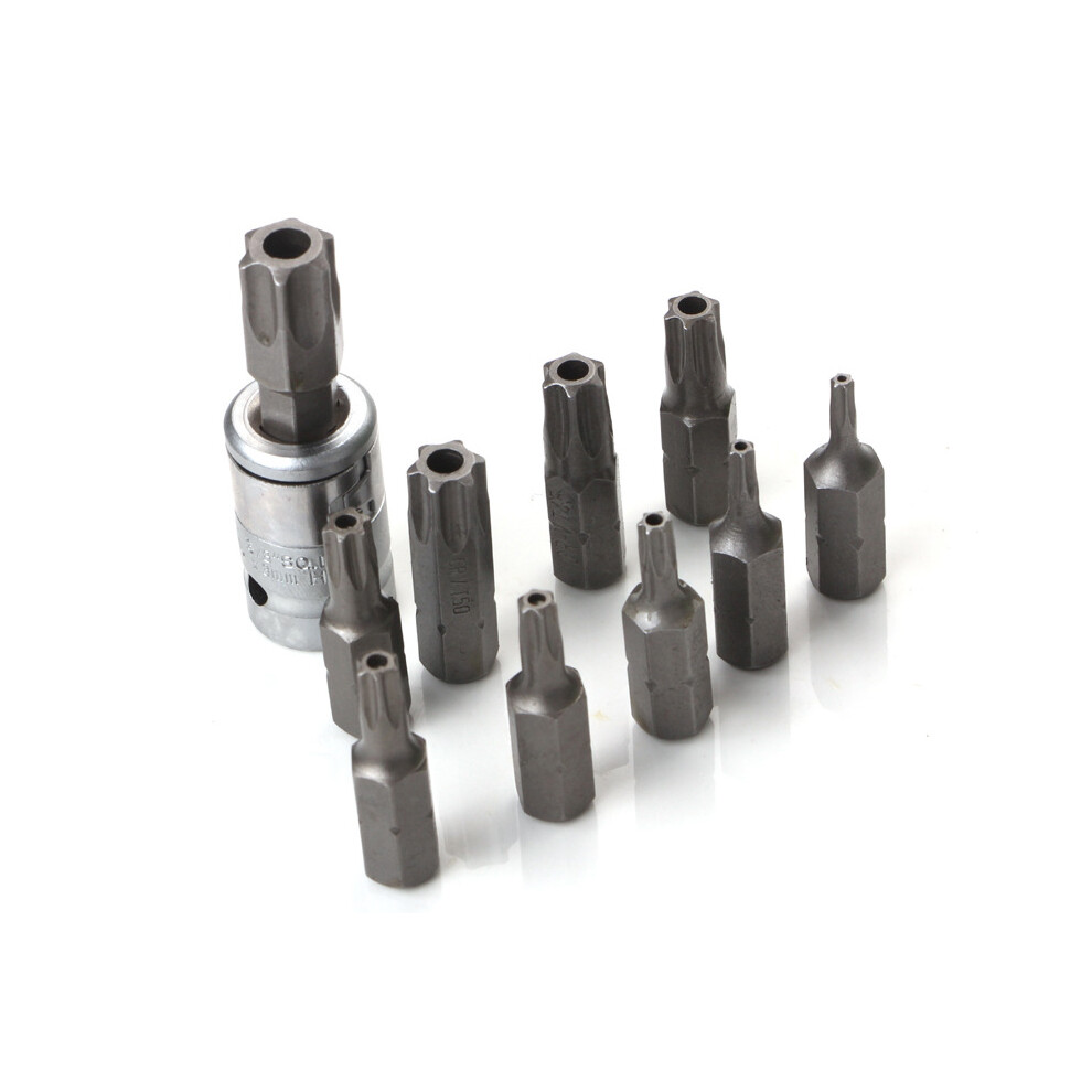 34Pcs Torx Socket Set Triple Square Socket Set Torx Bit Socket Set Star ...