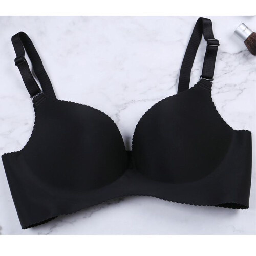 (black, 85B) Sexy Deep V Low Cut Push Up Women Lingerie Bra Backless ...