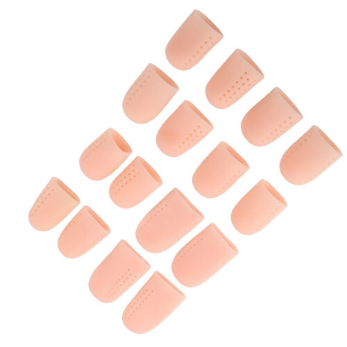 8 Pairs Big Toe Caps Protect Ingrown Toenails Toe Protectors For Corns ...