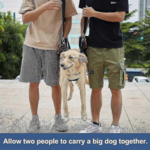 (L) Dog Carry Sling, Emergency Backpack Pet Legs Support ...