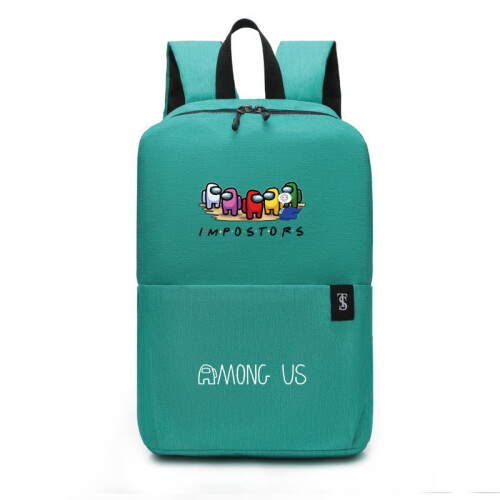 (Light Grey) Among Visor Us Backpack Kids Rucksack Crewmate Back To ...