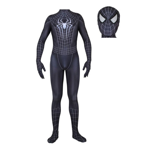 (Adult, 3XL) 2 The Amazing Black Venom Tights Cosplay Costume Zentai ...