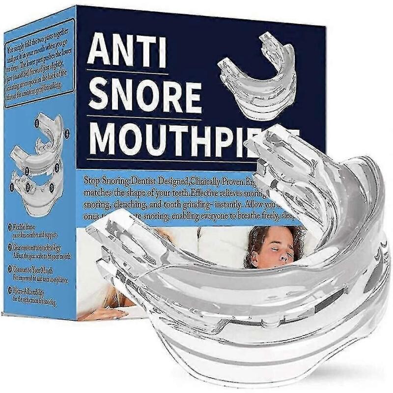 Anti-snore Mouthguard, Adjustable Anti-snoring Mouthpiece, Night Time ...