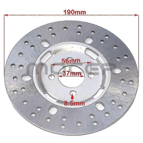 (190mm F)220mm 190mm 130mm Front Rear Disc Brake Disc Plate For 50cc ...