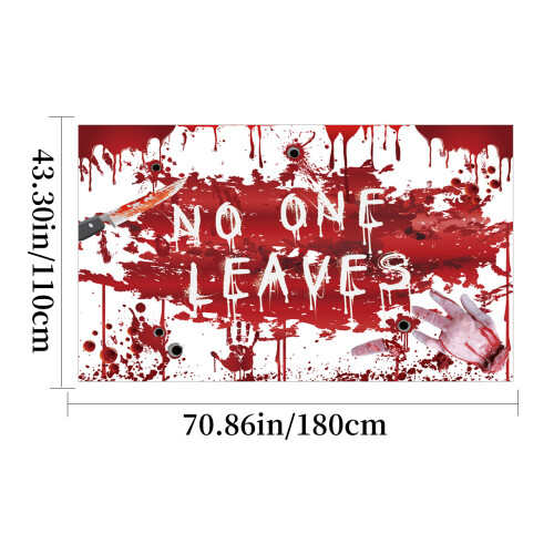 (Bloody Poster Series 4 [100D Polyester Fabric]) Halloween bar and ...