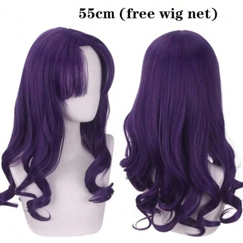 (Only Wig(One size), L) Katsuragi Misato Cosplay Costume Halloween ...