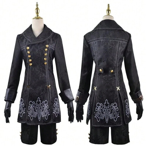 (9S Costume, XXL) Game 9S Cosplay Cotsume YoRHa No. 9 Type S Uniform ...