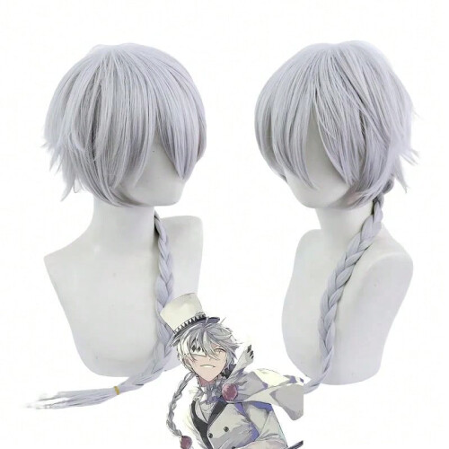 (Wig Only, L) Bungo Stray Dogs Nikolai Gogol Cosplay Costume Hat Wig ...