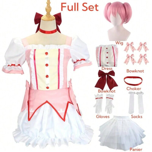 (Kaname Full Set, L) Anime Magical Girl Puella Magi Madoka Magica ...