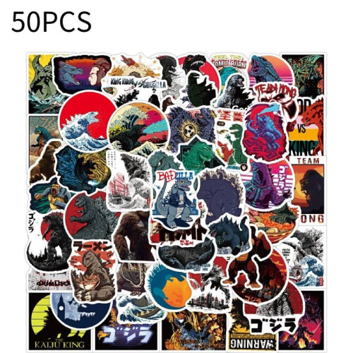 (Godzilla B) Godzilla Movies Theme Tv Dramas Monsters Stickers ...