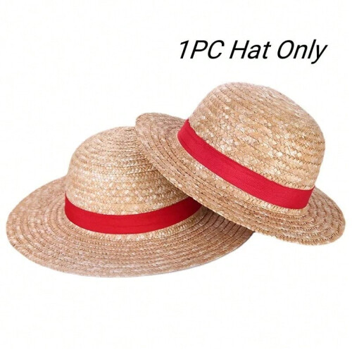 (Hat Only, XXL) Egghead Island Costume Monkey D Luffy Robe Cosplay ...