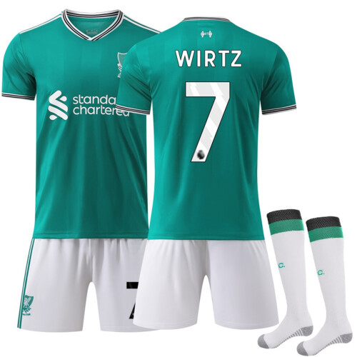 (SAKA 7B, 18) 25-26 Liverpool No. 7 Wirtz and No. 11 Mohamed .Salah ...