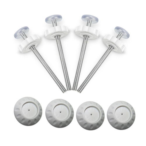 Baby Gate Extender Kit 4 Pack Wall Protectors and M8 Threaded Spindle ...