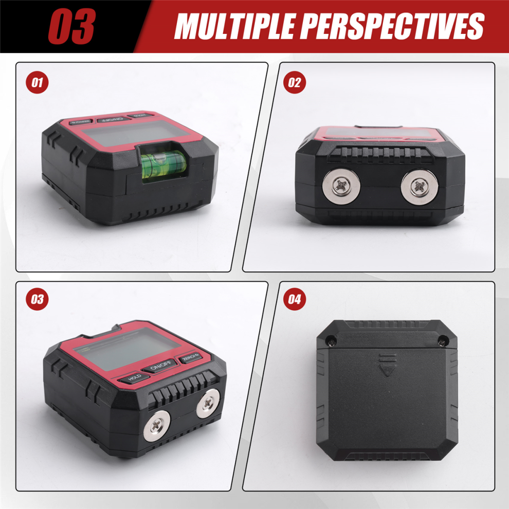 Precision Digital Inclinometer Electron Goniometers Magnetic Base ...