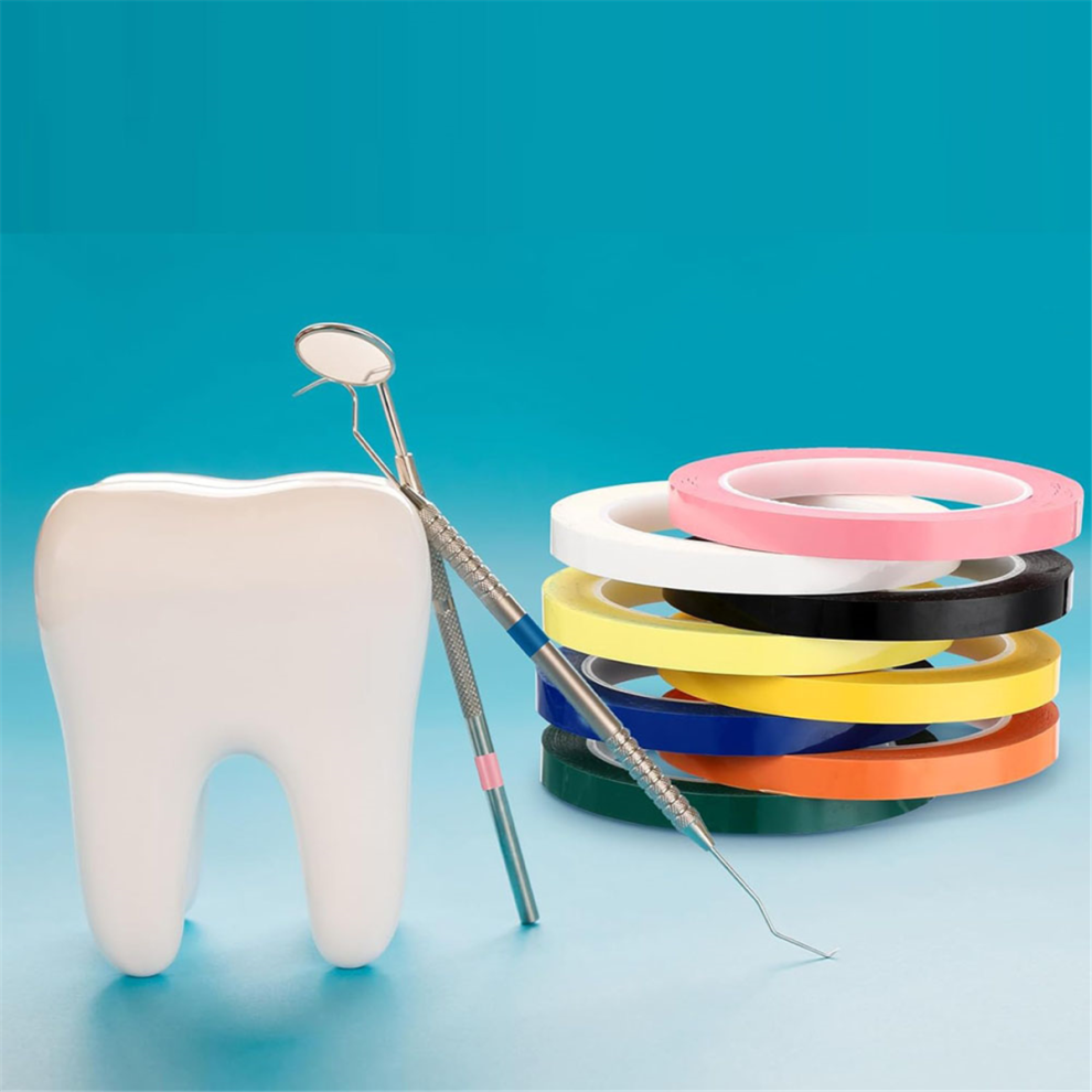 8rolls of Colored Autoclave Tape 65.8 M/L X 1.0 Cm/W Instrument ...