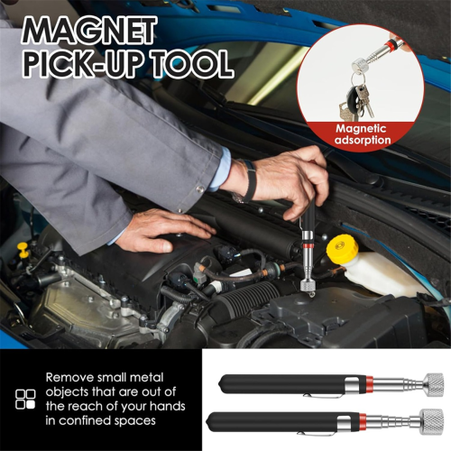 Telescoping Magnetic Pick Up Tool,Extendable Magnet Stick,Magnet Stick ...
