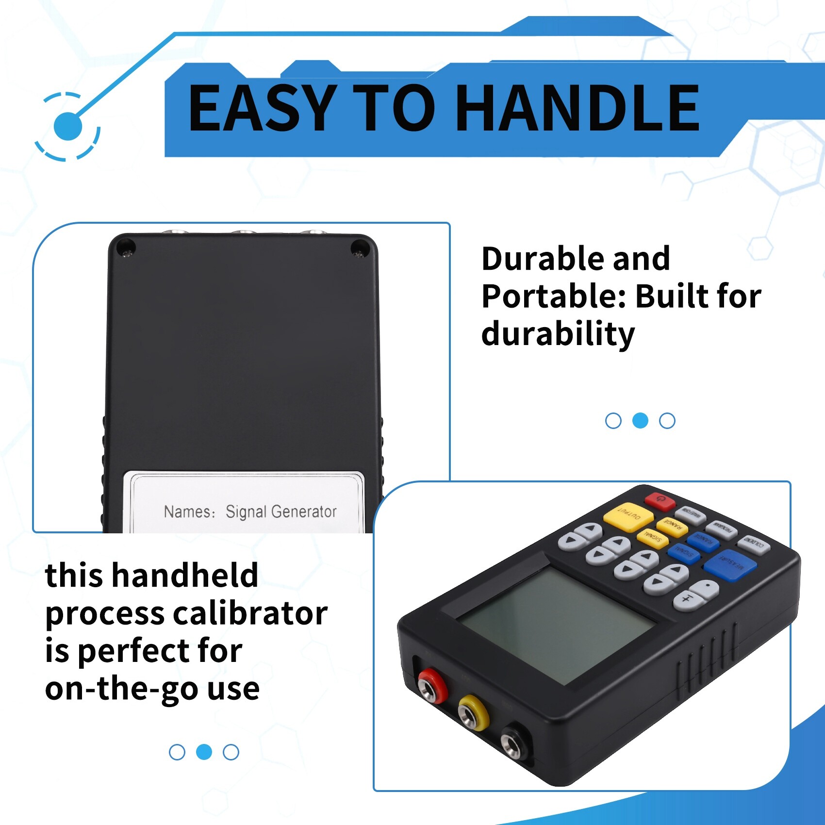 Multifunction Signal Generator 4-20mA Current Voltage Temperature RTD ...