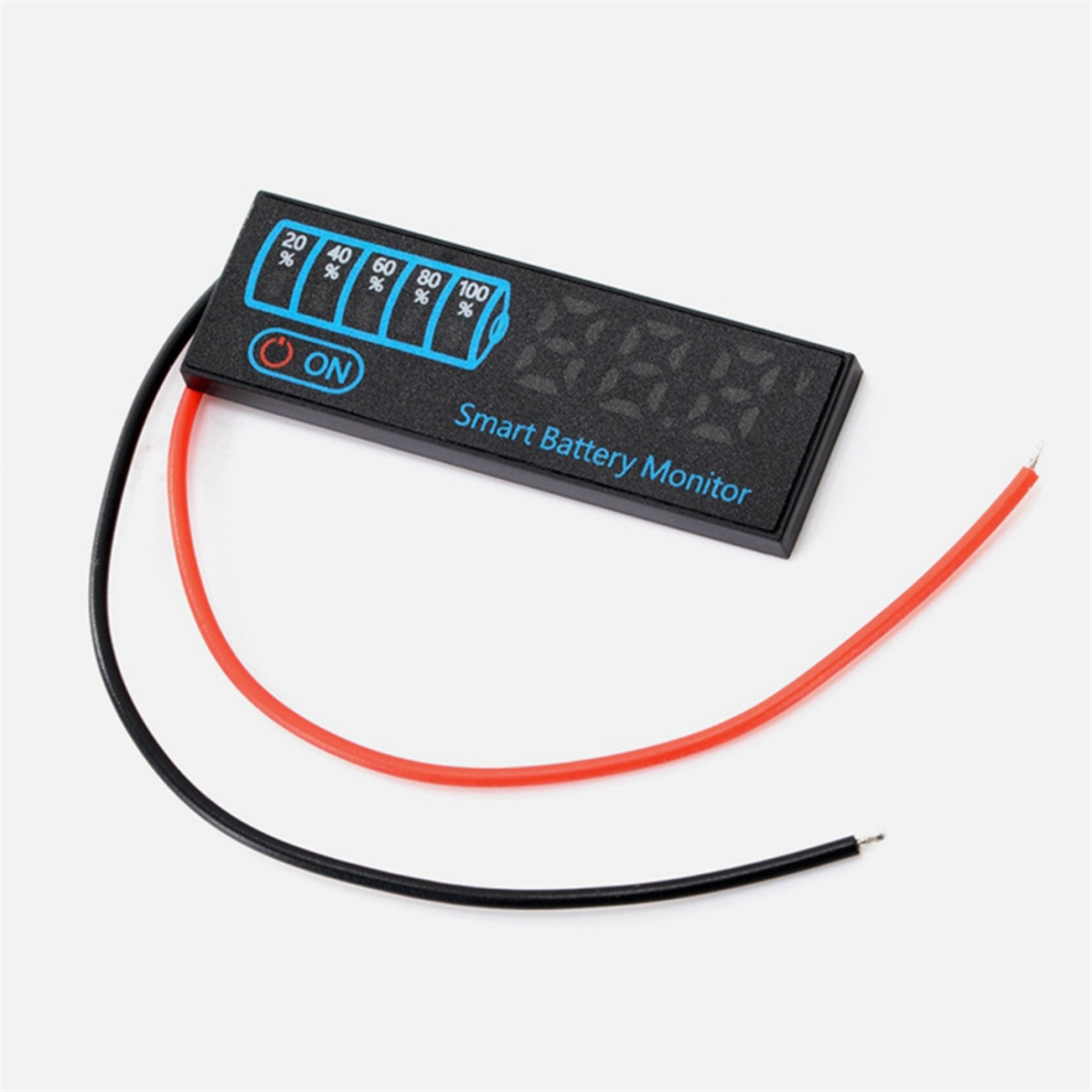 18650 Li-Ion Lipo Lithium Test 7-55V Acid Battery Level Indicator ...